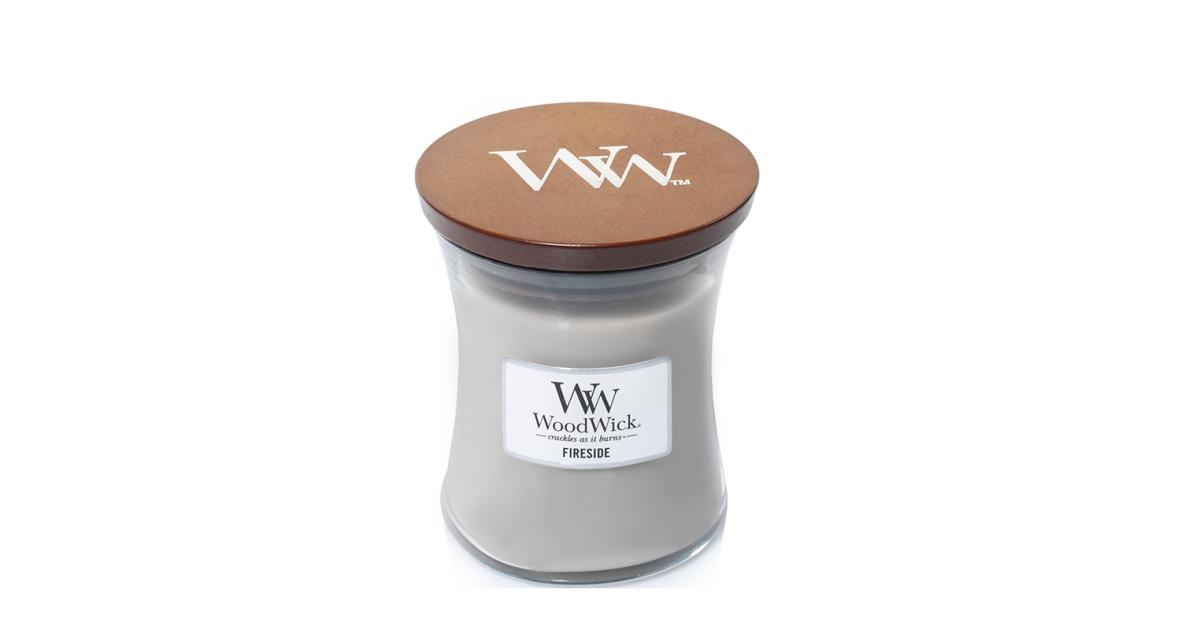 WoodWick Fireside Au Coin Du Feu Medium Candle 85g | Il Regalo