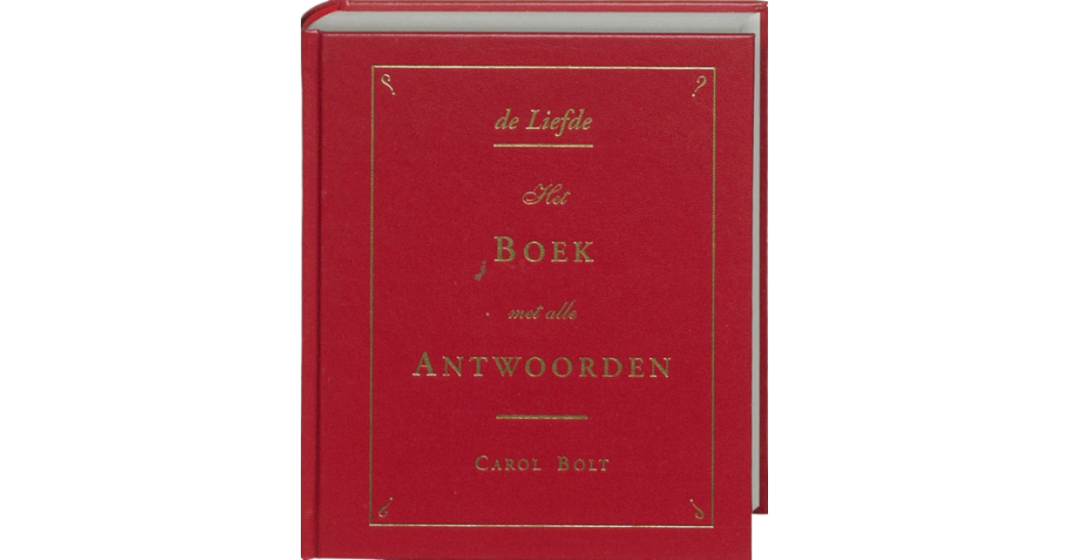 De Liefde - boek met alle antwoorden (mini) - Carol Bolt | Il Regalo